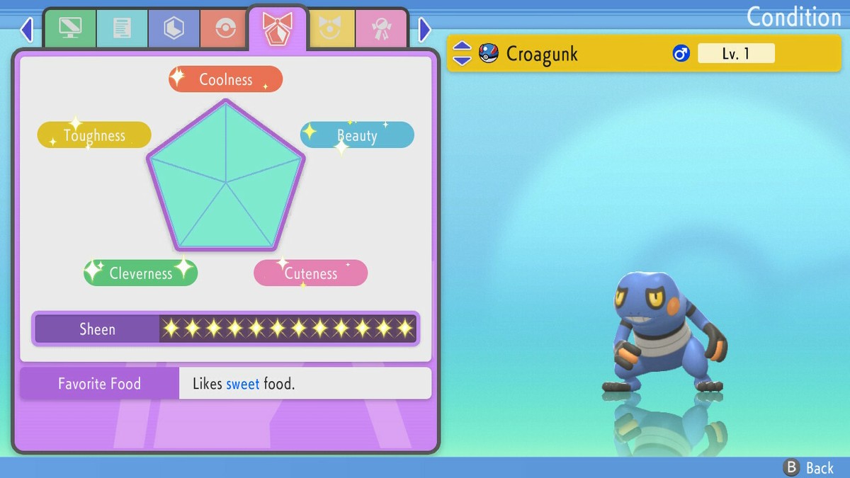 Shiny Croagunk Pokemon X