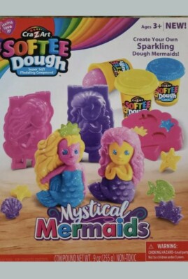 Mystical Mermaids Crazart Softee Dough Super Soft Modeling Compound ...