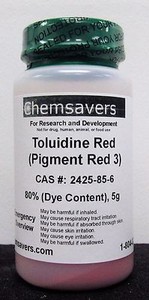 Toluidine Red (Pigment Red 3), 80% (Dye Content), 5g | eBay