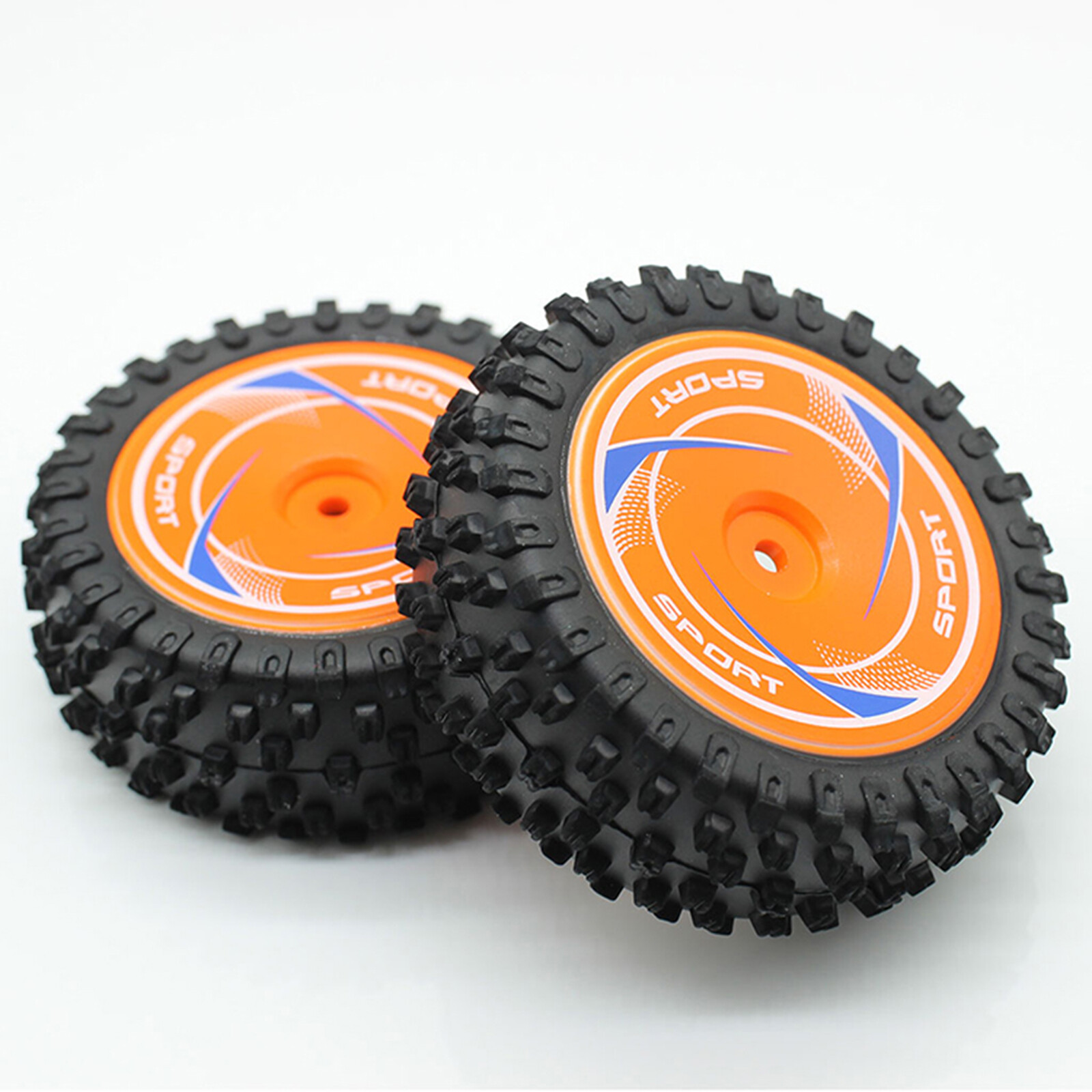 For WLtoys 124010 RC Crawler Car Front Tire Wheel Tyre Assembly RC ...