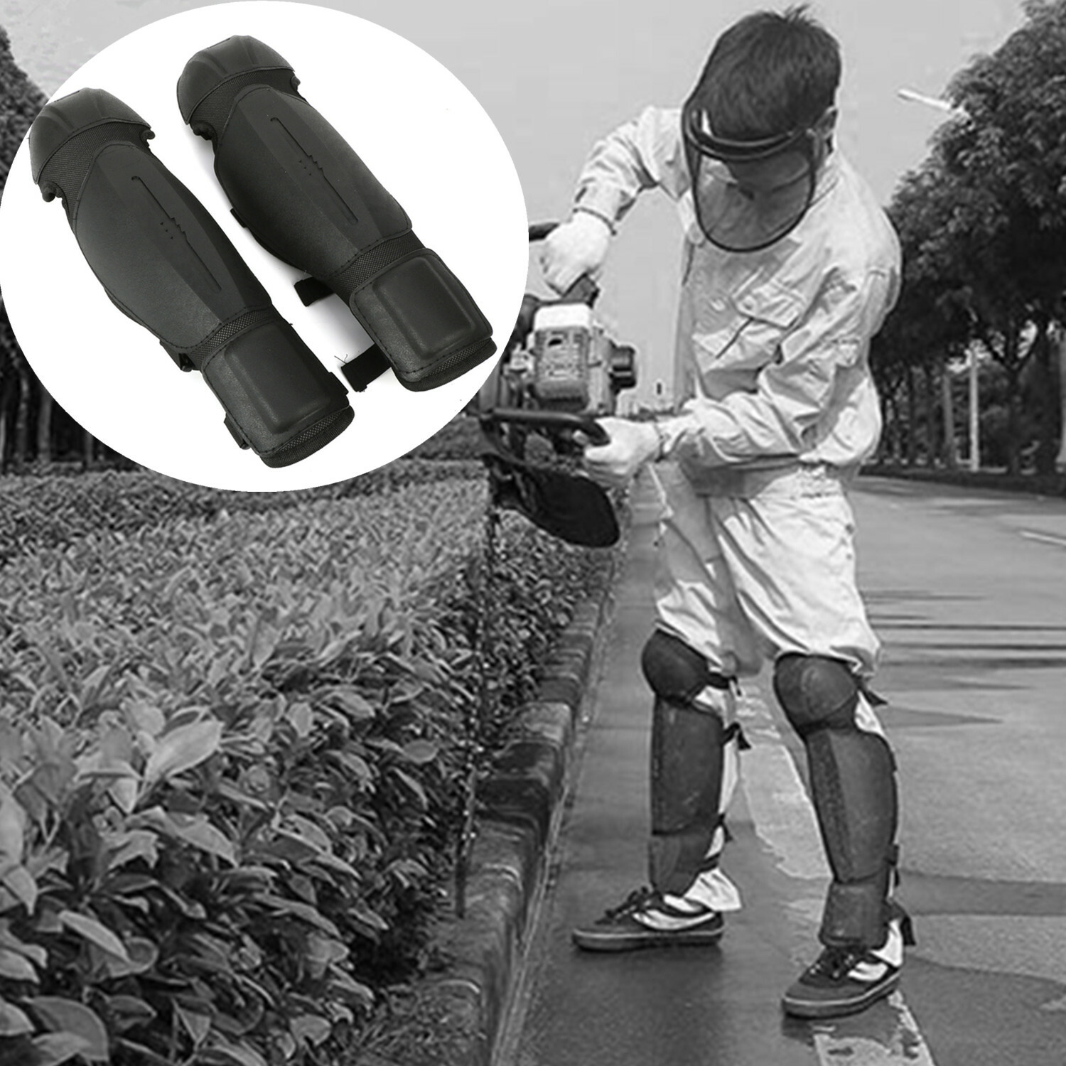 2X Whipper Snipper Brush Cutter Trimmer Shin Knee Guards Pads ...