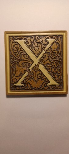 RUSS - Magnetic Monogram Stepping Stone Plaque - X | eBay