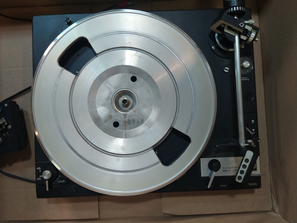 Dual 1245 turntable for parts, non-working | eBay