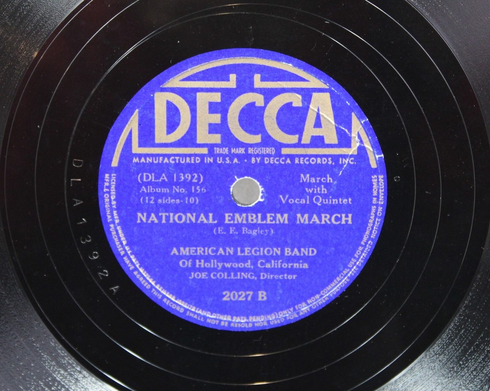 Great vintage 78 records Patriotic songs | eBay