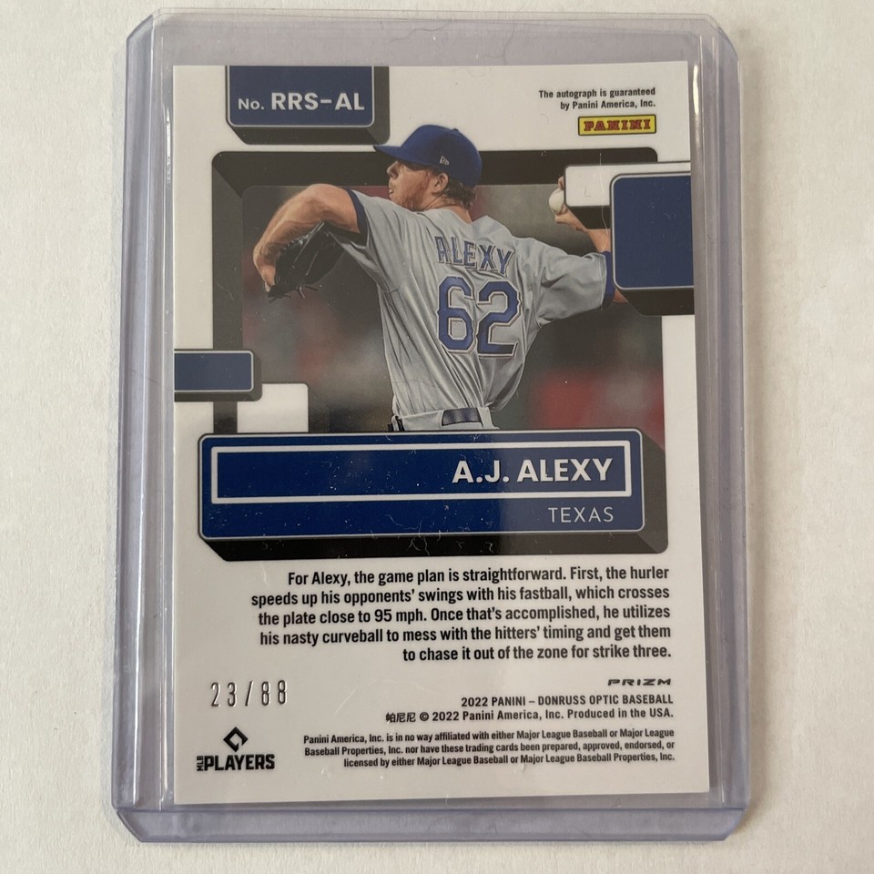 2022 Donruss Optic AJ Alexy Green Mojo Rated Rookie Auto /88 | eBay