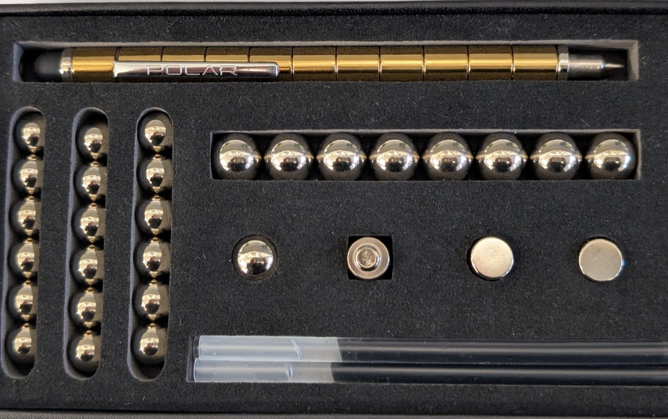 Magnetic Fidget Pen - anxiety stress relief - two extra ink refills ...