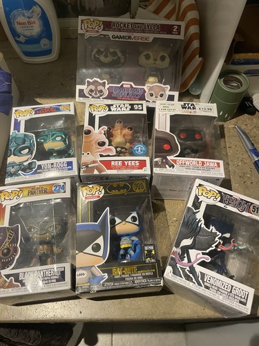 Pop Figure Job Lot Collectible Toys Funko Pop Vinyl Figures Marvel ...