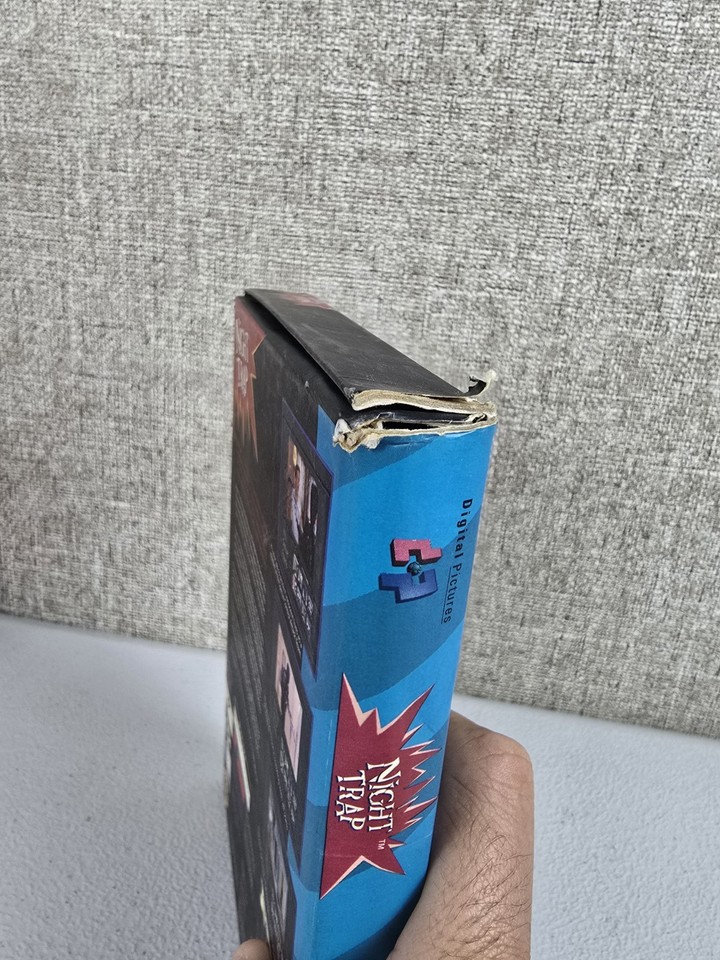 Night Trap (Sega CD) Authentic Blue Box - Complete CiB - Reg Card ...