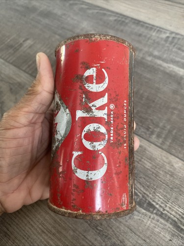 Coca Cola Coke Flat Punch Top Can Old Vintage 12oz | eBay