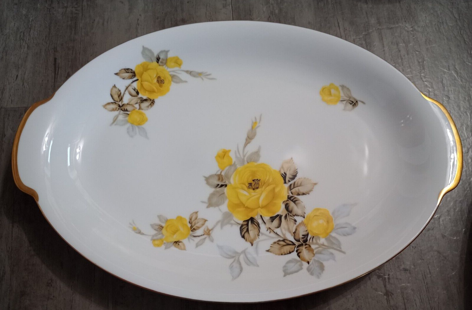 Vintage MCM 77-Piece Cotillion by Sango Yellow Rose Dinnerware China ...