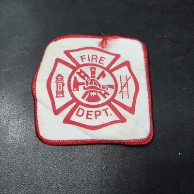 Vintage Obsolete Generic Fire Department Patch | eBay