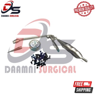 Hemorrhoid Suction Ligator With 100 bands Surgical Instruments Set High ...