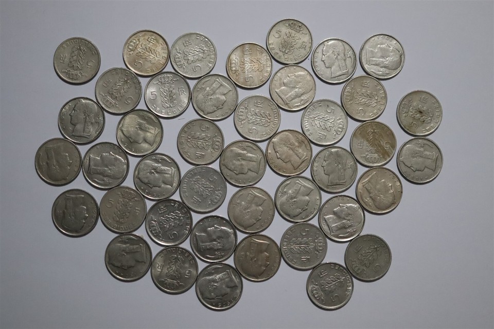 🧭 🇧🇪 BELGIUM 5 FRANCS MASSIVE COLLECTION BELGIE BELGIQUE B53 #11 YD4 | eBay