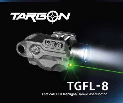 TACTICAL GREEN LASER LIGHT COMBO LED PISTOL GUN RECHARGEABLE BATTERY ...