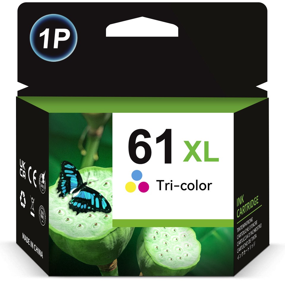 61-XL 61XL Ink Cartridges for HP Deskjet 2050 2510 2512 2514 2540 3050 ...