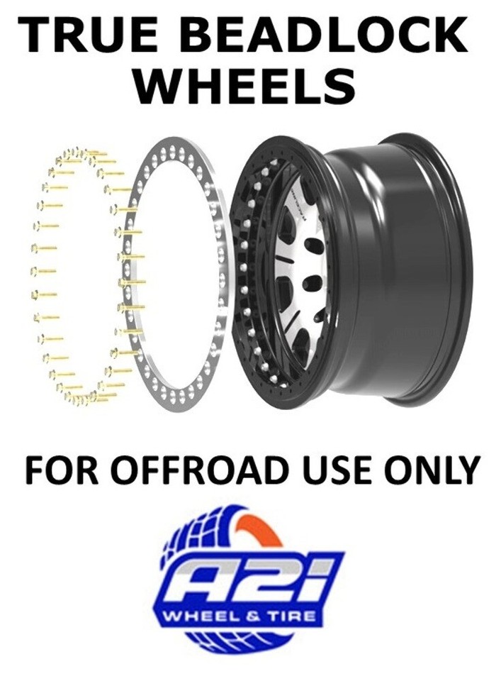 Set 4 15" Vision ATV 356 Manx 2 Beadlock Satin Black Wheels 15x7 4x156 ...