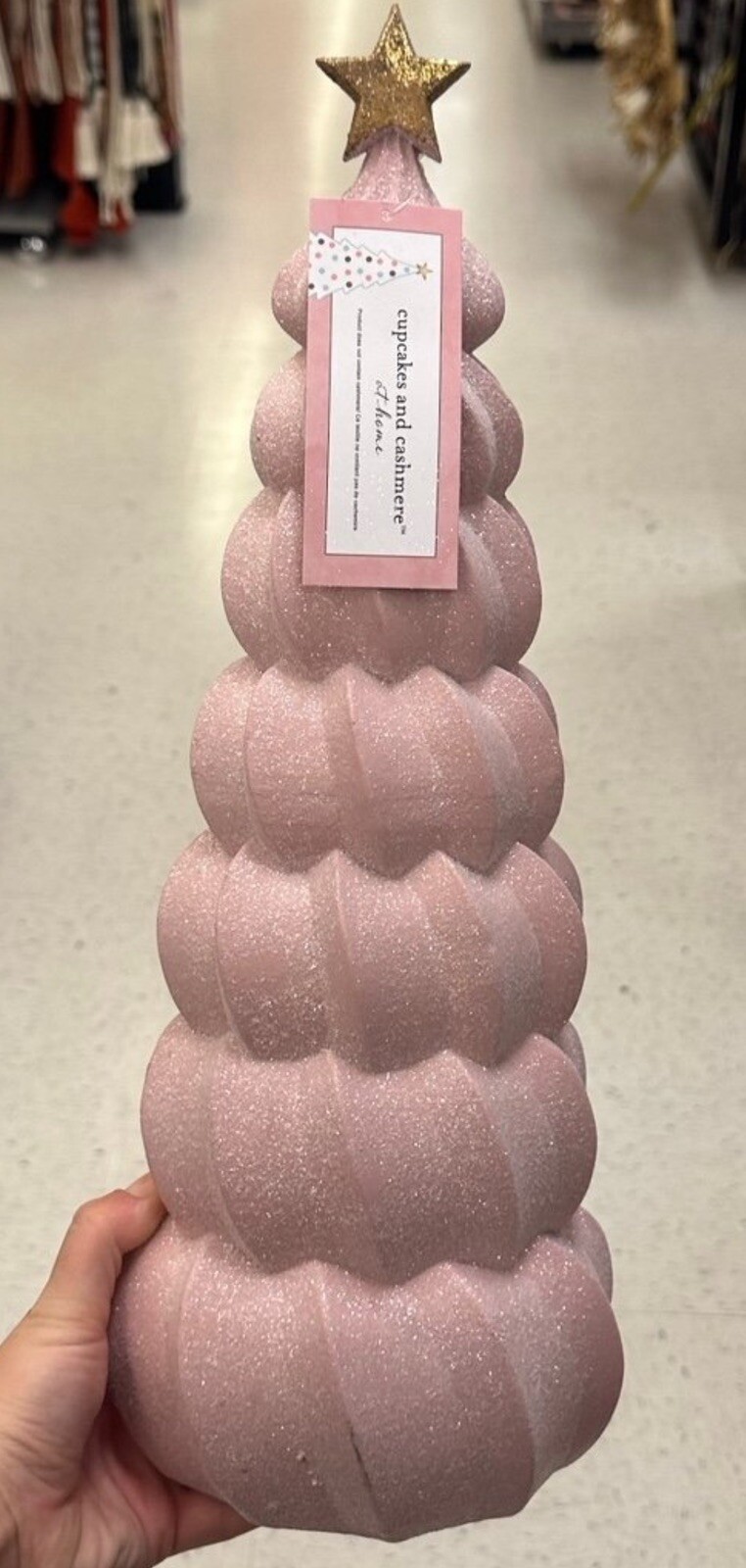 NEW Cupcakes and cashmere pink meringue Icing Christmas tree HTF | eBay