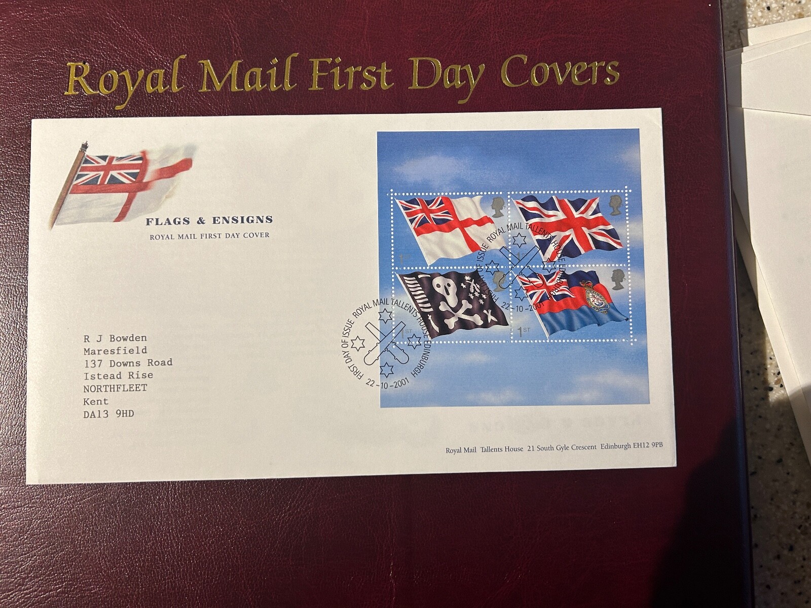 GB First Day Covers 2001 - Edinburgh Bureau Postmark | eBay UK