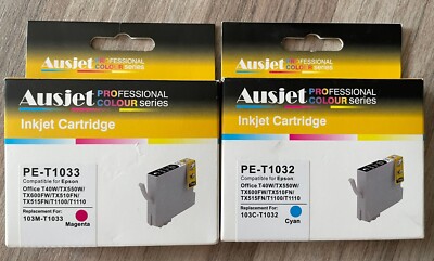 Inkjet Cartridge PE-T1033 Magenta PE-T1032 Cyan, Ships From Perth ...