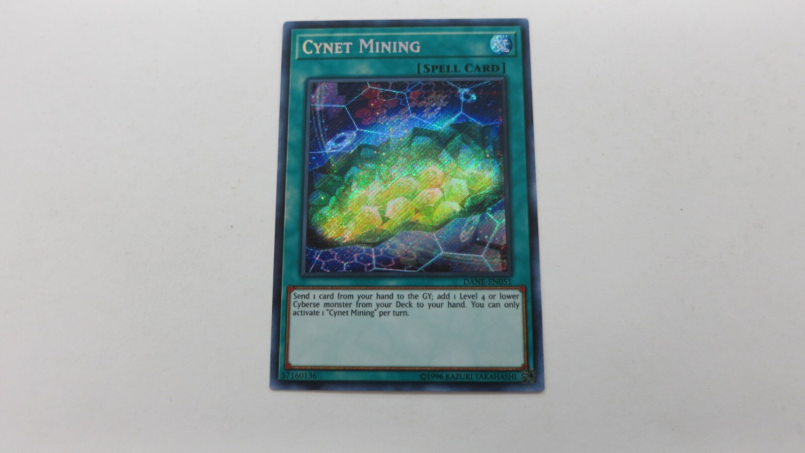 CYNET MINING UNLIMITED EDITION DANE-EN051 SECRET RARE YUGIOH NM ...