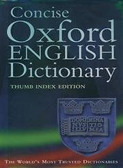 Concise Oxford English Dictionary: Thumb Edition (USED) 9780198606369 ...