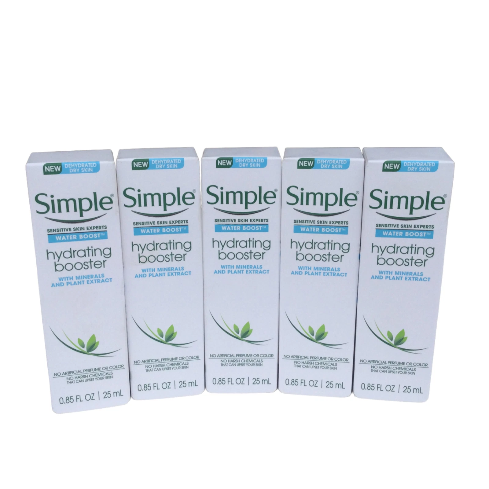 Pack of 5 Simple Water Boost Hydrating Booster Sensitive Skin 0.85 fl oz | eBay