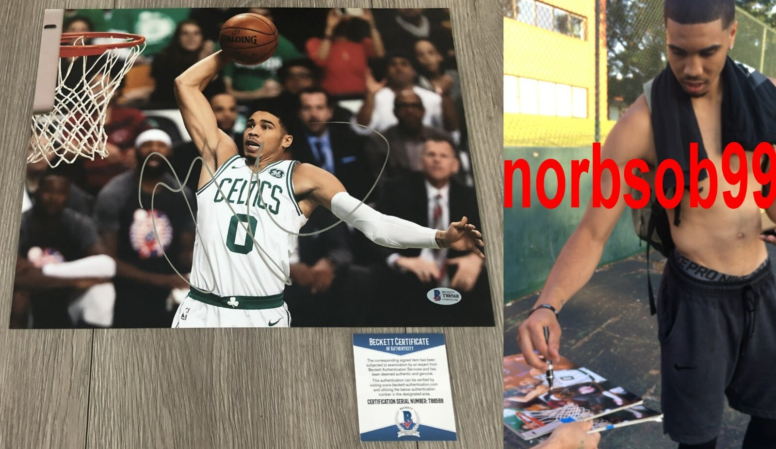 Jayson Tatum Autographed Memorabilia | Signed Photo, Jersey ...