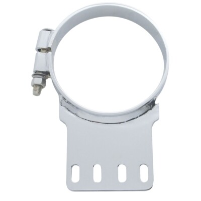 5" Exhaust Clamp Chrome Steel Stack 5" Pipe Clamp Mount Compatible with ...