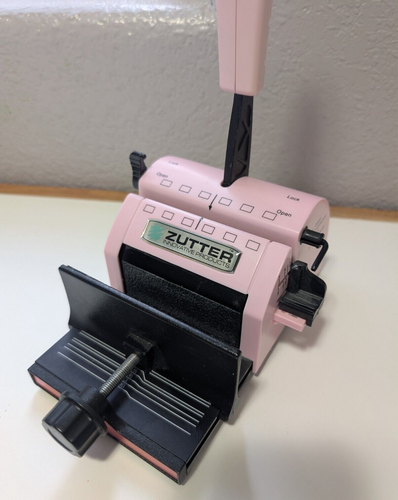 Zutter Bind-It-All V 2.0 Pink Scrapbooking Binder Punch Bind Machine ...