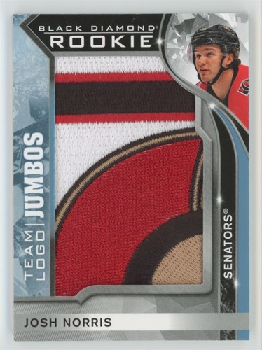 2020-21 UD Black Diamond Rookie Team Logo Patches Josh Norris RC #RTL ...