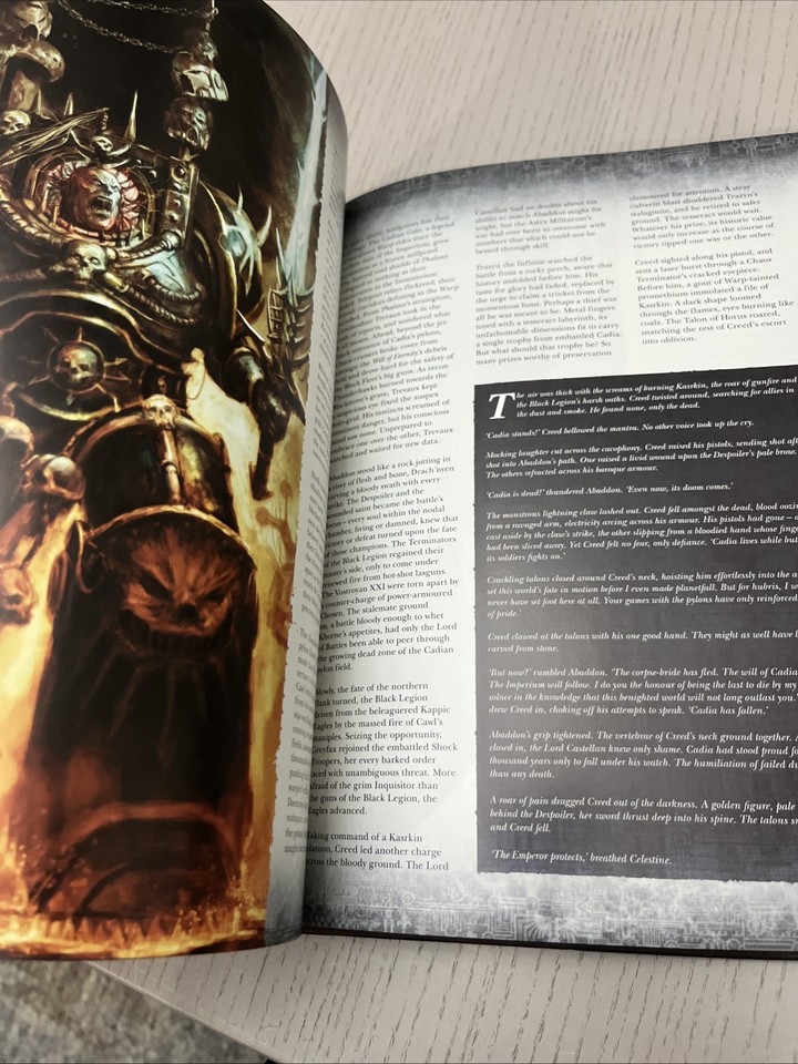Warhammer 40K: Gathering Storm Fall of Cadia Hardcover Book by Games ...