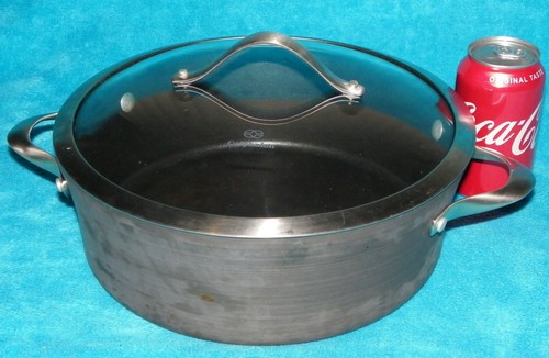 Nice! CALPHALON 8785 Non Stick CONTEMPORARY Aluminum 5 Quart Stockpot ...