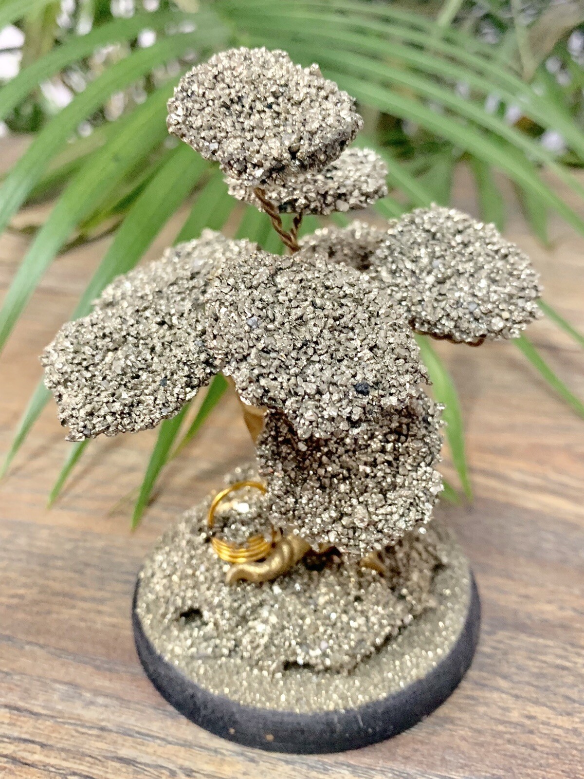 Pyrite Gem Pyrite Gemstone Tree Wire Wrap Feng Shui Tree Wealth Money ...