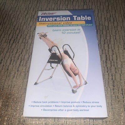 LifeGear Inversion Table (Instructional Video) (VHS) Vtg | eBay