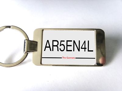 ARSENAL NUMBER PLATE STYLE KEYRING KEYFOB FOB OR BOTTLE OPENER GIFT | eBay