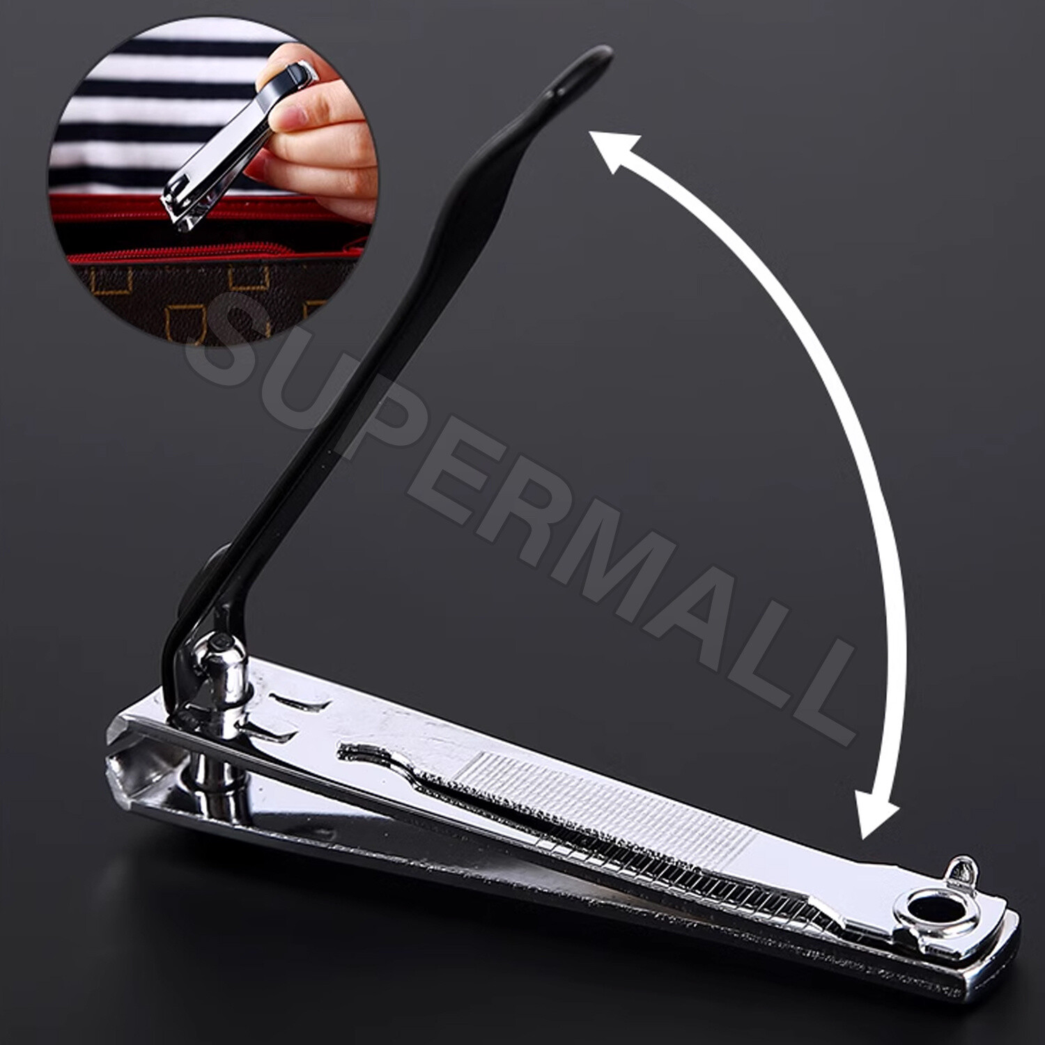 Nail Clippers Toe Finger Nail Clipper Cutter with Pick & Filer ...