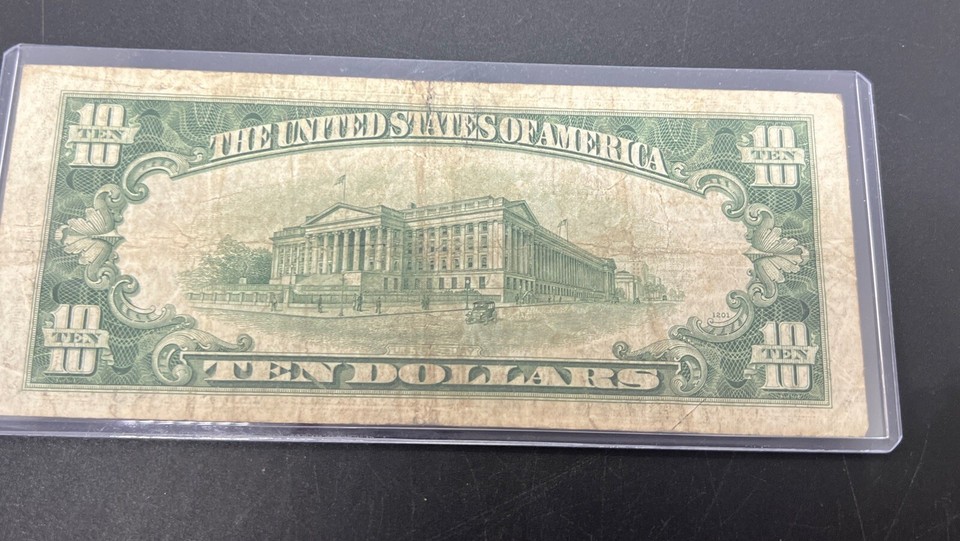 1934 10 dollar federal reserve note G57709944 D (LT-TT) | eBay