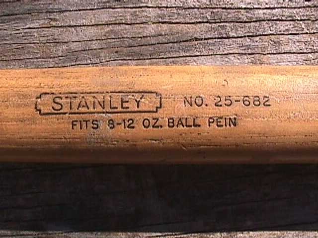 Snap On Auto Body Hammer HEAD STANLEY WOODED HANDLE | eBay