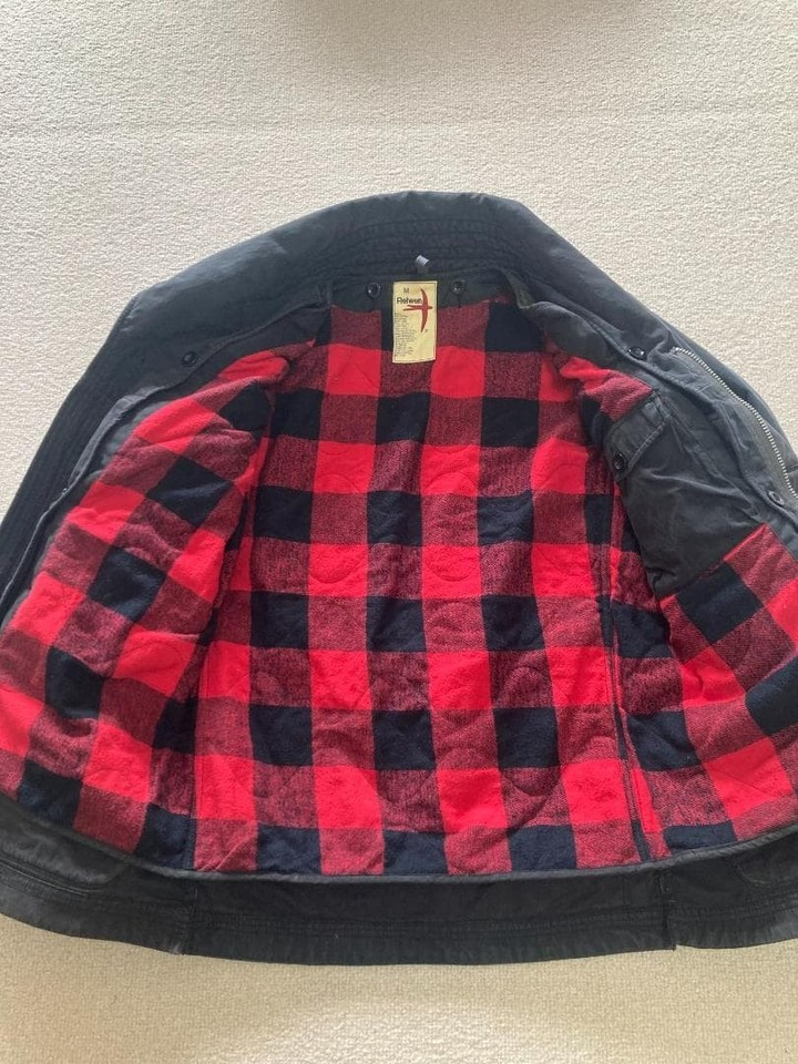 Relwen Ron Herman Shawl Field Jacket Navy Size M Mens military-style ...