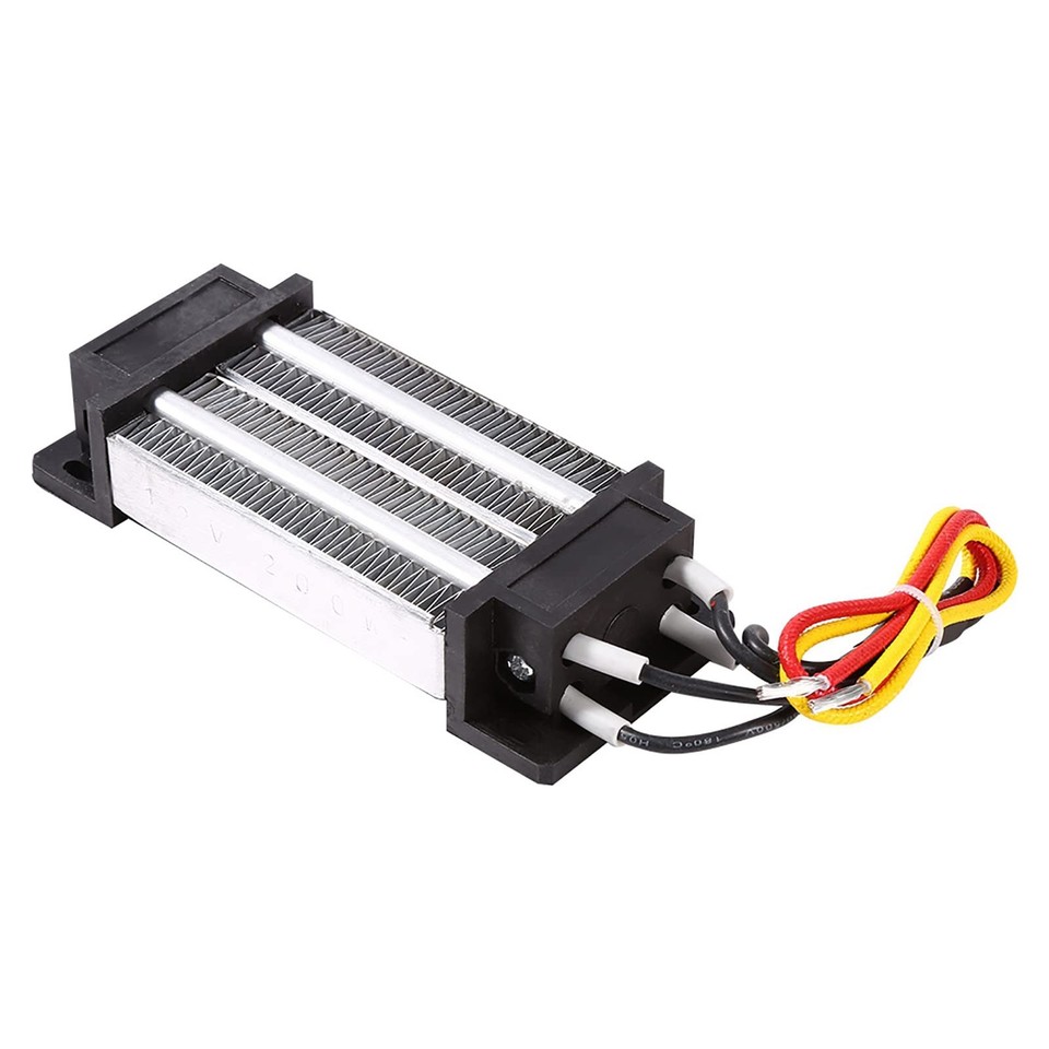 12V PTC Air Heater Ceramic Air Heater Heating Element 200W DC 12V ...