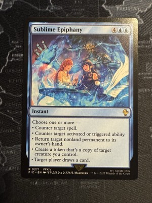 x1 Sublime Epiphany R MTG Commander: Final Fantasy M/NM, English | eBay