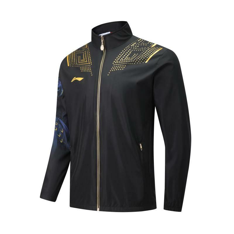 New Li-Ning Mens Jackets Badminton Wear Coats Sleeve Print Dragon ...