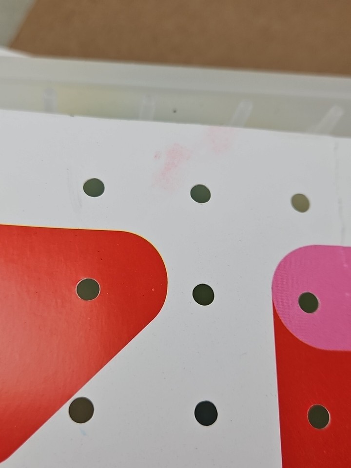 1995 Asco Picasco 4 Educational Game Puzzle Peg Board Toy France ...