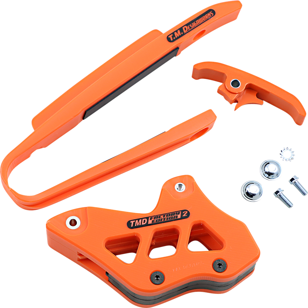 TM Design Works Chain Guide and Slider Orange KTM-230-OR | eBay