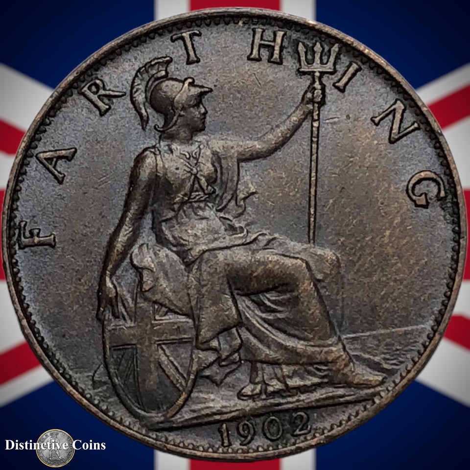 Great Britain 1902 Farthing 1/4d GB4509 | eBay