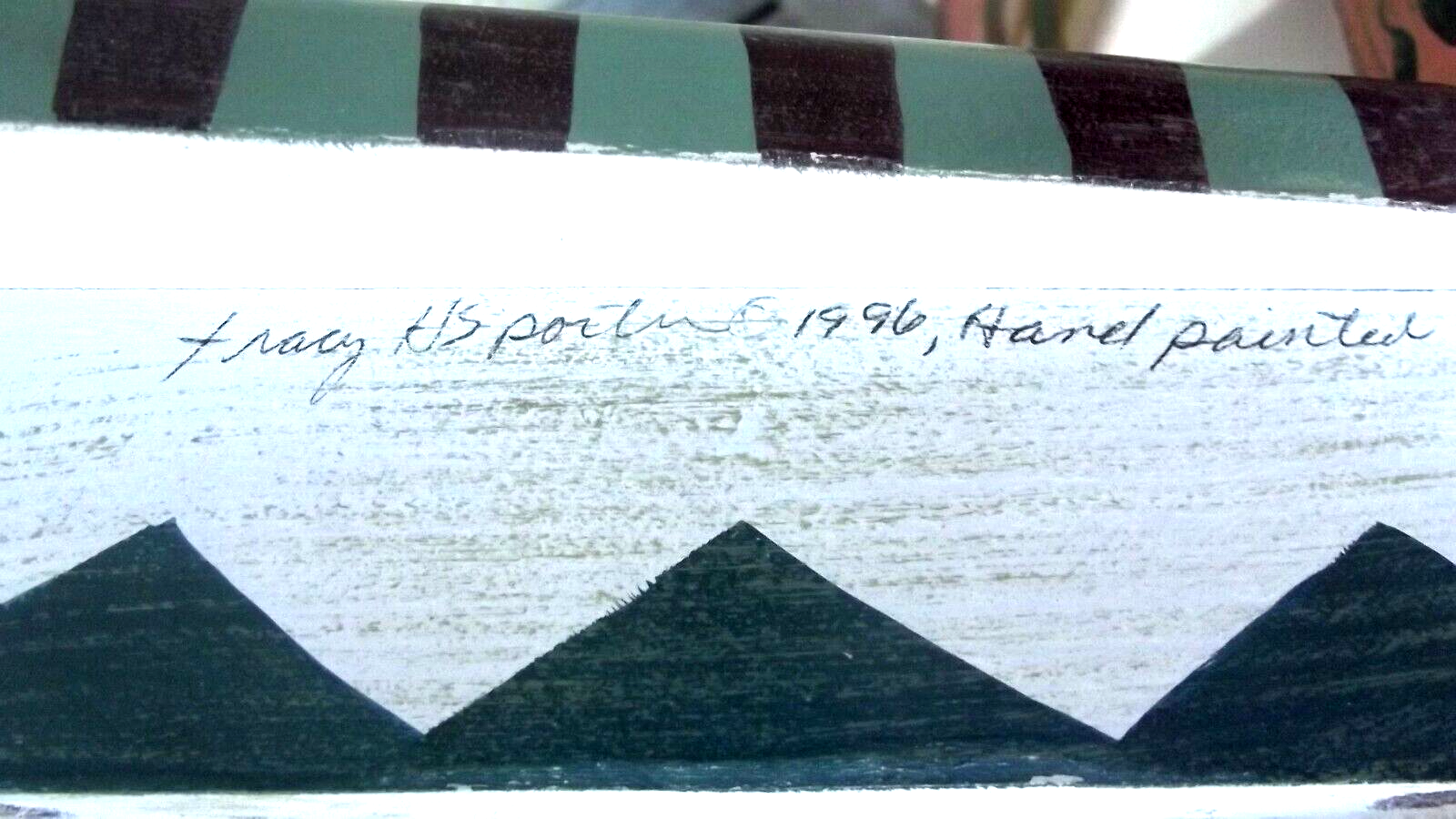 Stone House Farm Goods Tracy Porter Handpainted Chair signed Free S/H ...