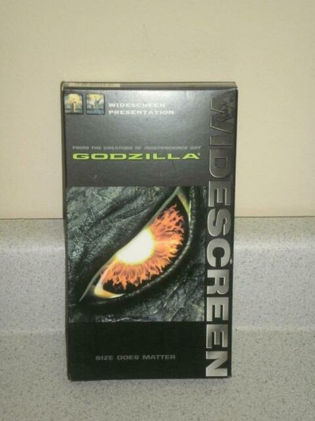 Godzilla (VHS, 1998, Widescreen Closed Captioned) for sale online | eBay
