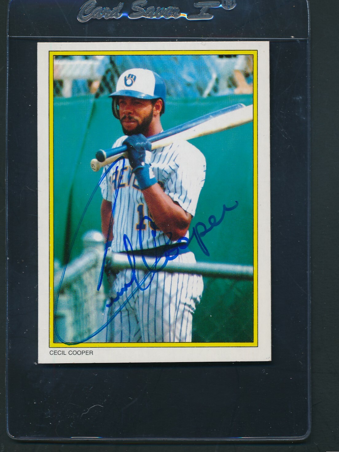 1983 Topps All Star #15 Cecil Cooper Brewers Signed Auto *C2984 | eBay