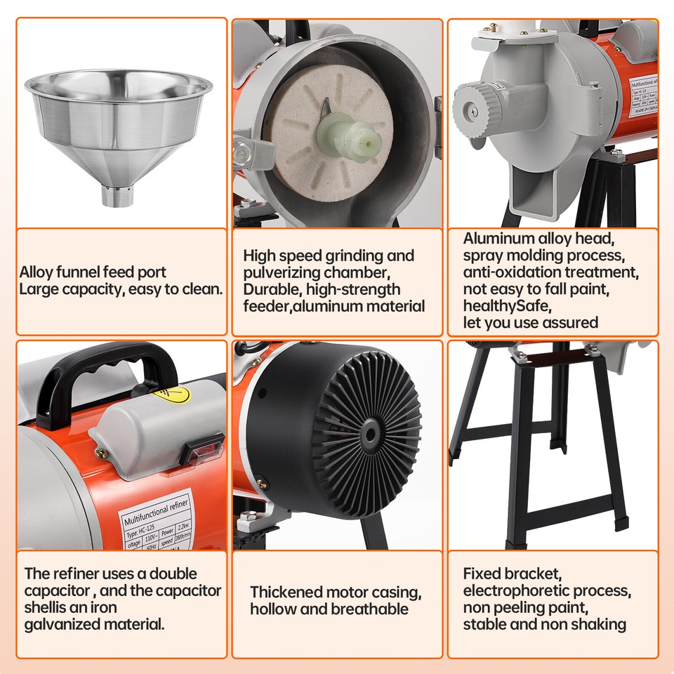 Electric Peanut Butter Machine Grinder Household Nut Maker Grinding ...