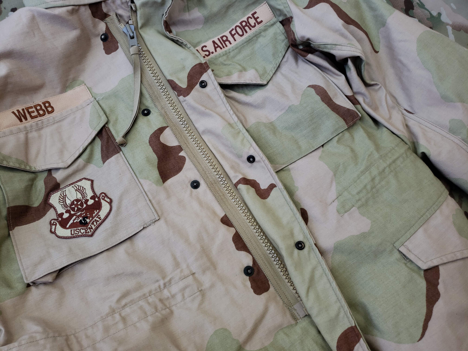 🇺🇸MINT 1991 USCENTAF USAF M65 Desert DCU Field Coat Winter Jacket ...